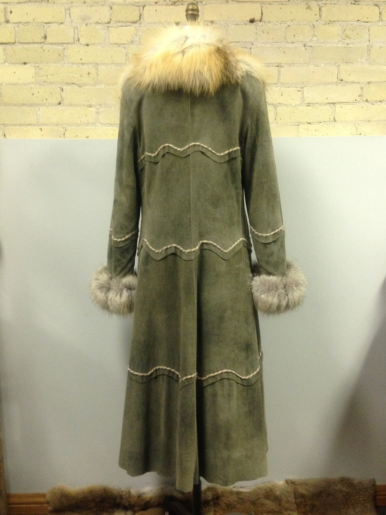 Lamb Suede "Calista" Coat – TRUE NORTH FURS AND OUTERWEAR